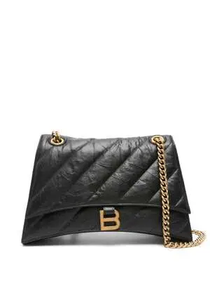 Balenciaga Crush Quilted Shoulder Bag
