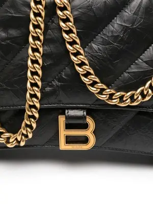 Balenciaga Crush Quilted Shoulder Bag