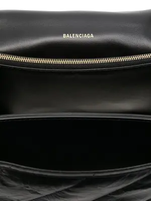 Balenciaga Crush Quilted Shoulder Bag