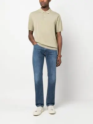 Brioni Straight-leg Cotton Trousers