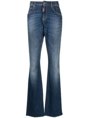 Dsquared2 Logo-patch Flared Jeans