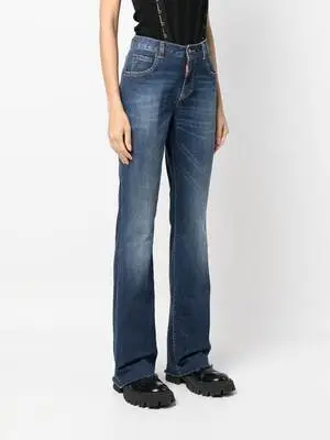 Dsquared2 Logo-patch Flared Jeans