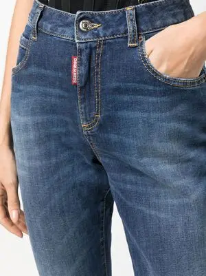 Dsquared2 Logo-patch Flared Jeans