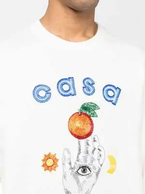 Casablanca Casa Talisman Crew Neck Sweatshirt