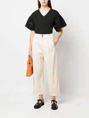 Woolrich High-waisted Tailored Trousers