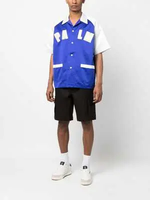 Palm Angels Logo-embroidered Bowling Shirt