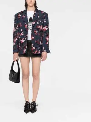 Dsquared2 Floral Jacquard Single-breasted Blazer