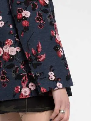 Dsquared2 Floral Jacquard Single-breasted Blazer