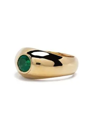 Shay 18k Yellow Emerald Signet Ring