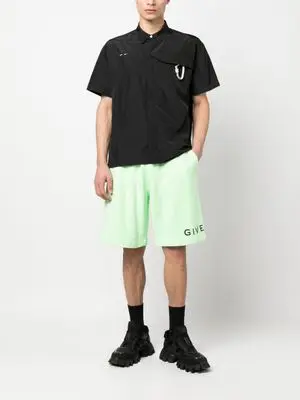 Givenchy Logo-print Track Shorts - Green