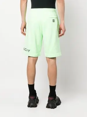 Givenchy Logo-print Track Shorts - Green