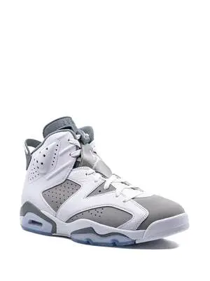 JORDAN Air 6 Cool Grey Sneakers - White
