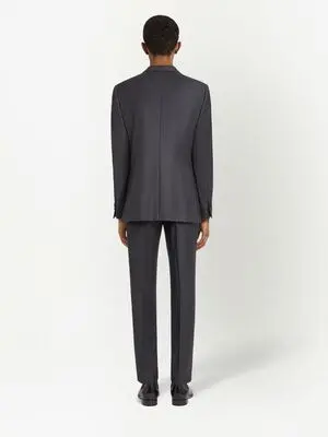 Zegna Trofeo Single-breasted Wool Suit - Grey