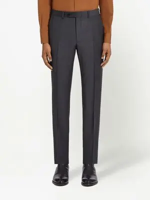 Zegna Trofeo Single-breasted Wool Suit - Grey