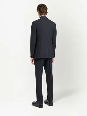 Zegna 15milmil15 Single-breasted Wool Suit - Blue