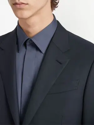 Zegna 15milmil15 Single-breasted Wool Suit - Blue
