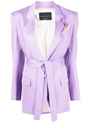 HEBE STUDIO Belted Blazer