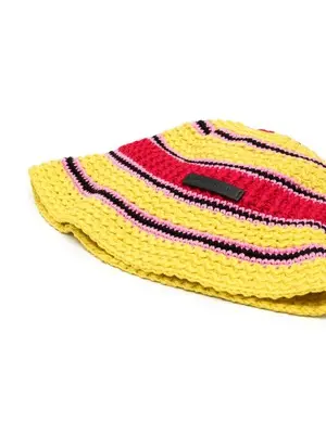 Stella McCartney Crochet Knit Bucket Hat