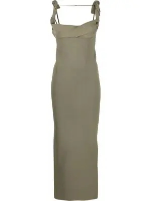 Jacquemus La Robe Maille Alca Square-neck Dress