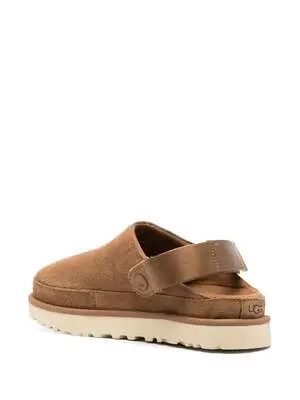 UGG Goldenstar Suede Flatform Clogs
