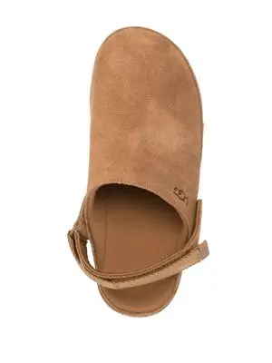 UGG Goldenstar Suede Flatform Clogs
