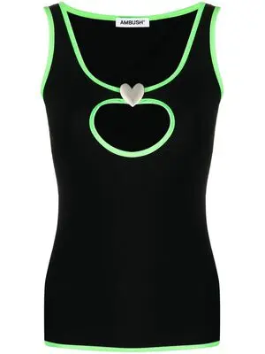 AMBUSH Heart Hole Tank Top