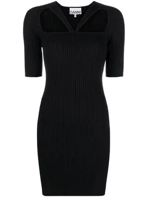GANNI Cut-out Minidress