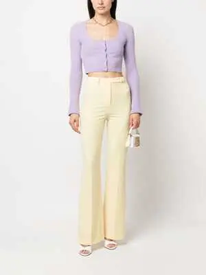Patrizia Pepe High-waisted Flared Trousers