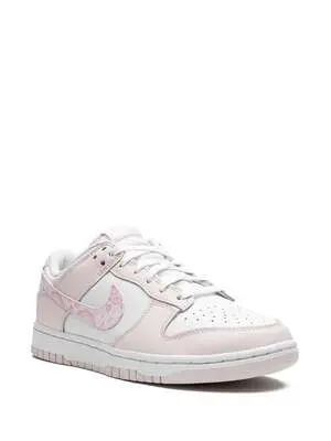 Nike Dunk Low Pink Paisley Sneakers - White