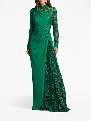 Tadashi Shoji Petra Draped Gown