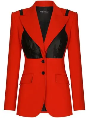 Dolce & Gabbana Bustier-panel Tailored Blazer