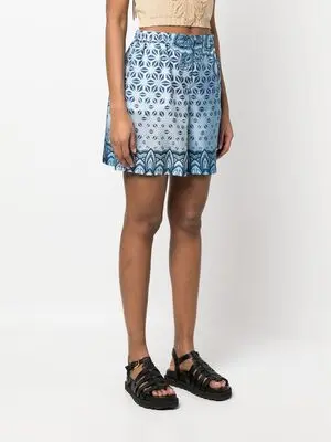Alberta Ferretti Tonal-design Shorts