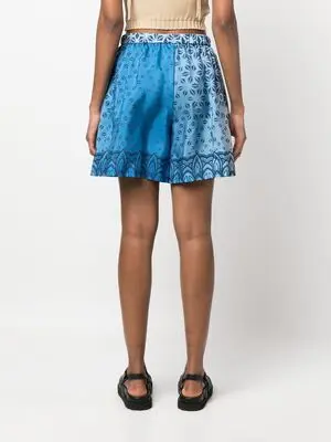 Alberta Ferretti Tonal-design Shorts