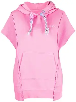 Khrisjoy Sleeveless Hoodie - Pink
