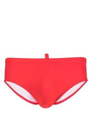 Dsquared2 Logo-Print Swimming Trunks Red
