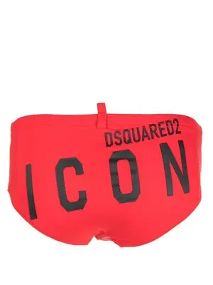 Dsquared2 Logo-print Swimming Trunks - Red