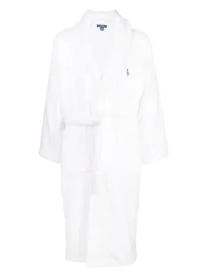 Polo Ralph Lauren Cotton Dressing Gown - White