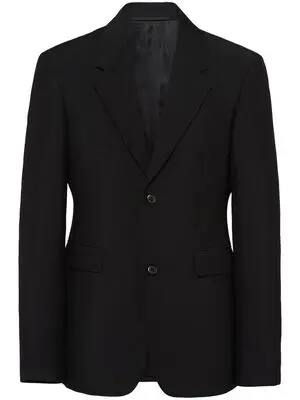 Prada Single-breasted Mohair-wool Blazer
