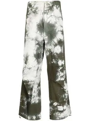 DARKPARK Tie-dye Cargo Trousers - Green