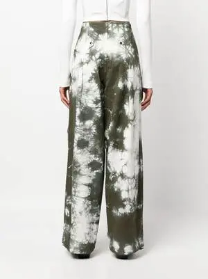 DARKPARK Tie-dye Cargo Trousers - Green