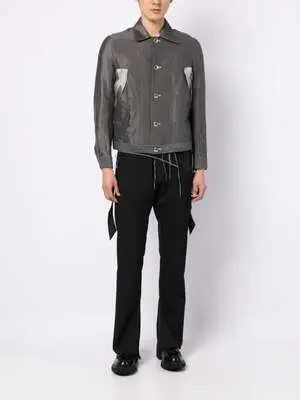 SULVAM Button-up Long-sleeved Shirt