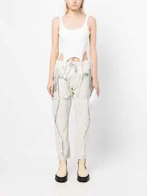 SULVAM Panelled Nylon Trousers