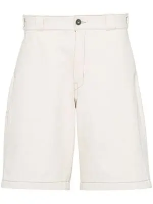 Prada Bull Denim Bermuda Shorts