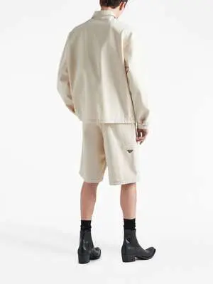 Prada Bull Denim Bermuda Shorts