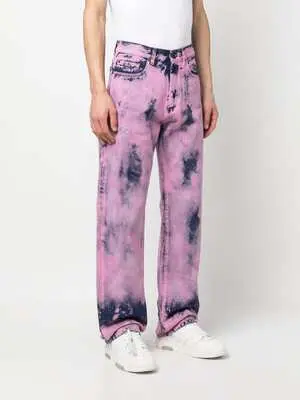DARKPARK Tie-dye Straight-leg Jeans