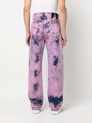 DARKPARK Tie-dye Straight-leg Jeans