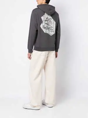 OBJECTS IV LIFE Logo-print Cotton Hoodie