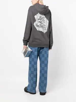 OBJECTS IV LIFE Logo-print Cotton Hoodie
