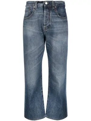 Victoria Beckham Cropped Flared Jeans