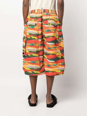 Dsquared2 Abstract-print Cargo Shorts